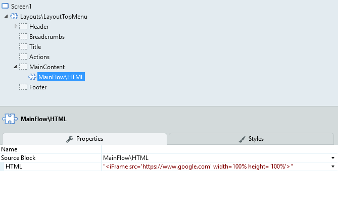 Outsystems Tips and Tricks : Adding iFrame in Reactive Web App