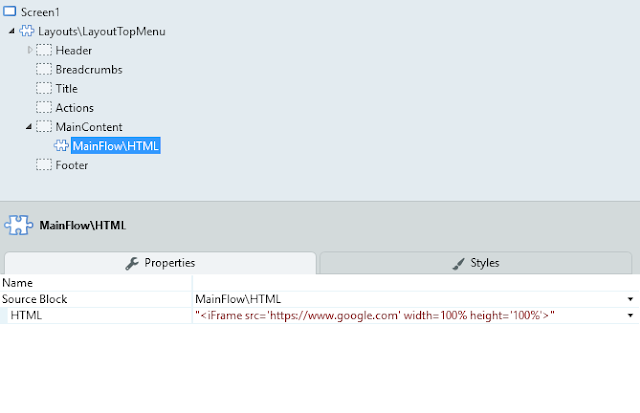 Outsystems Tips and Tricks : Adding iFrame in Reactive Web App