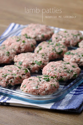 Nourish me lovingly: Salsa and lamb patties (PALEO)