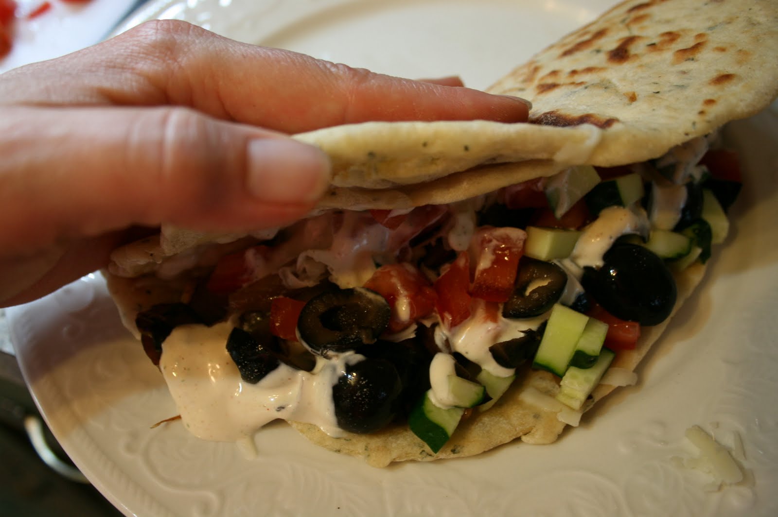 Hearth and Hospitality: Easy Flat Bread for Fold Over Sandwiches