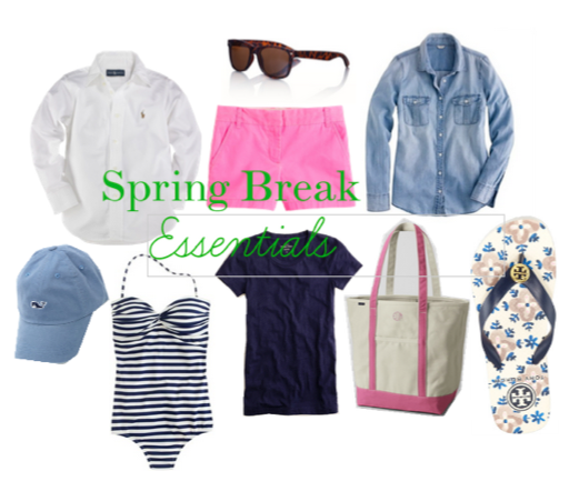Spring Break Essentials - The Monogrammed Life