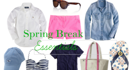The Monogrammed Life: Spring Break Essentials
