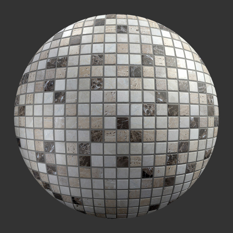 Tile 4K Material- Texture 3dsMax Free Download