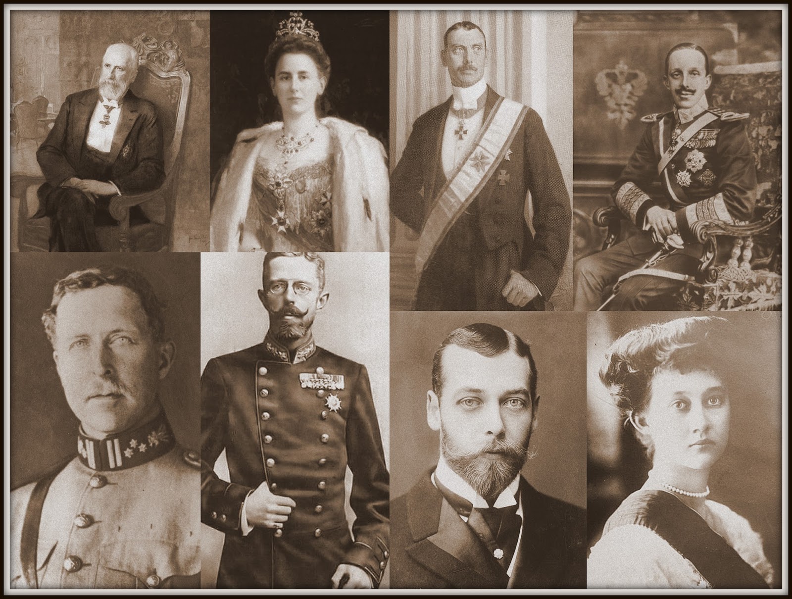 Queens of England: Royalty of 1917: the monarchs