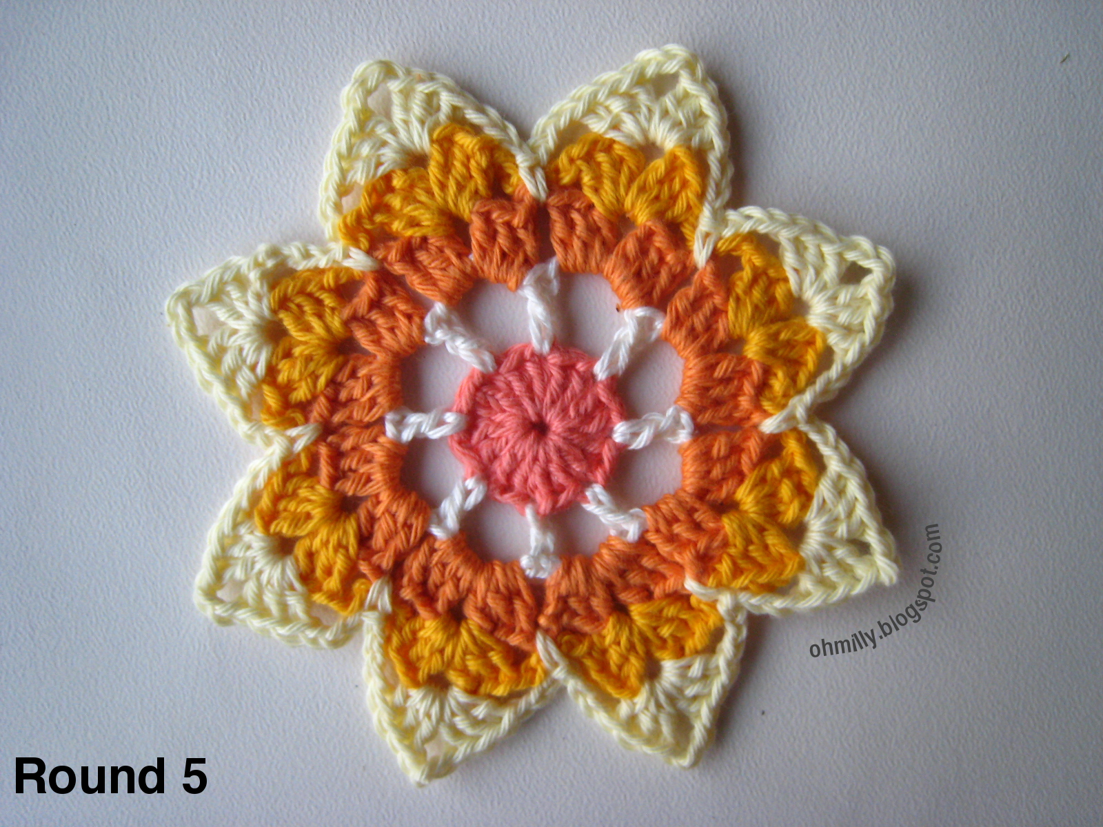 Oh Milly!: Autumn Doily Tutorial