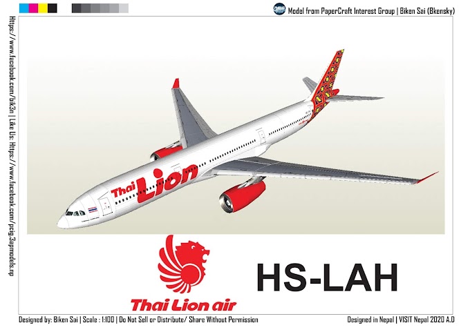 Air France A310-300 papercraft