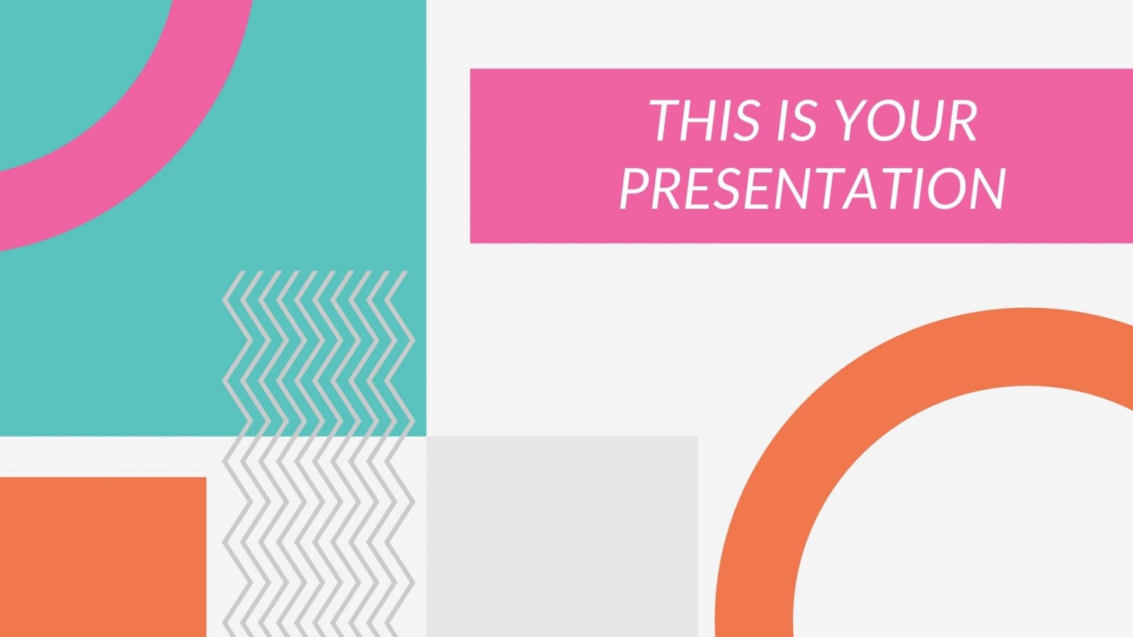 8 Template Powerpoint Warna Warni Simple - Free Powerpoint Template