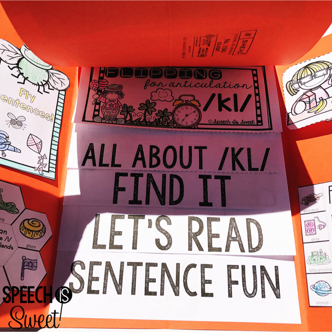 Articulation Lap Book Tutorial (plus freebie!) - Speech is Sweet