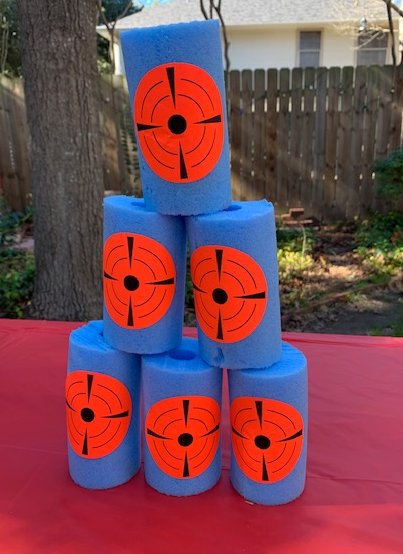 Cummins Life: F's 6th Birthday Party - Nerf Gun Theme