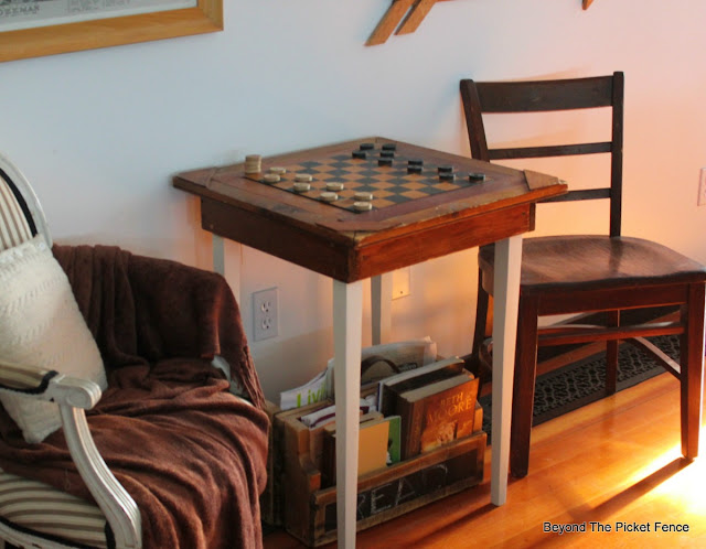 Beyond The Picket Fence: Checkers Table