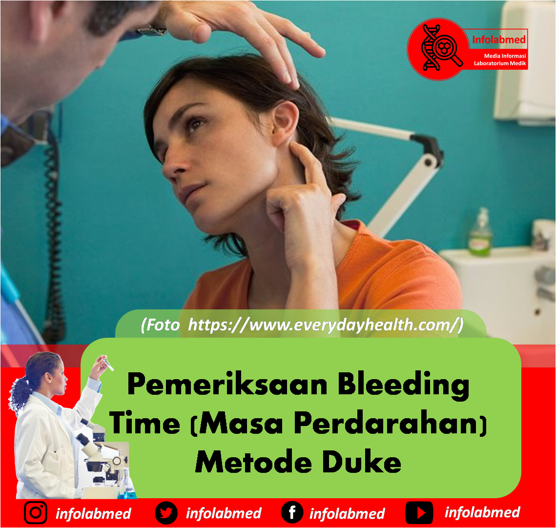 Pemeriksaan Bleeding Time (Masa Perdarahan) Metode Duke