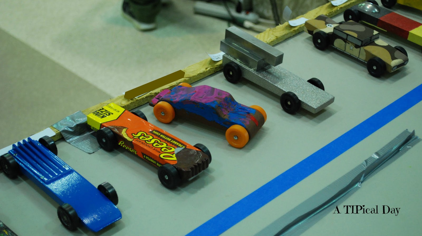 Fun at the Pinewood Derby ~ A TIPical Day
