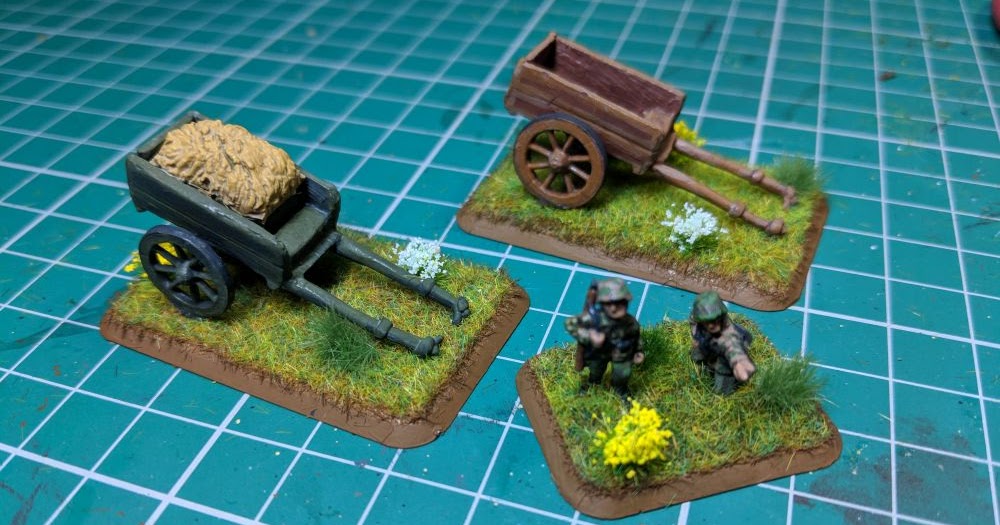 Mad Tin Hatter!: Finished!: 15mm Carts and scatter terrain