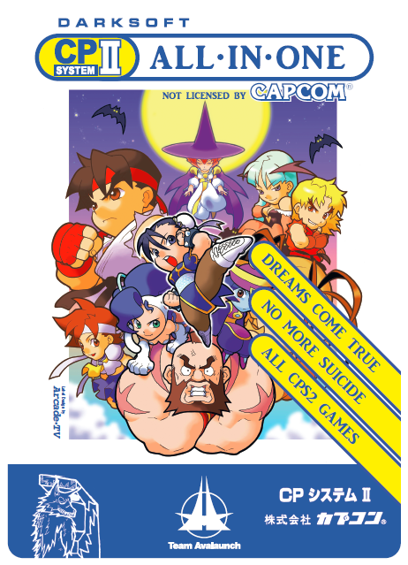 LABELS PARA CAPCOM CPS2