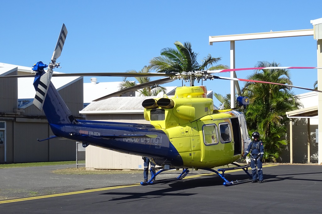Central Queensland Plane Spotting: RACQ LifeFlight Rescue Bell 412 VH ...