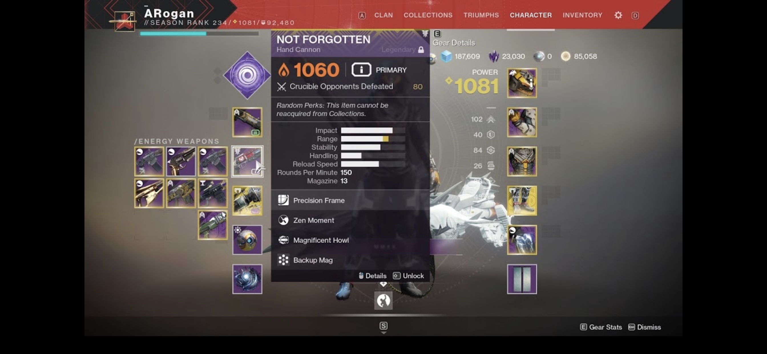 ARogan: Getting to Legend Glory rank and Not Forgotten in Destiny 2 ...