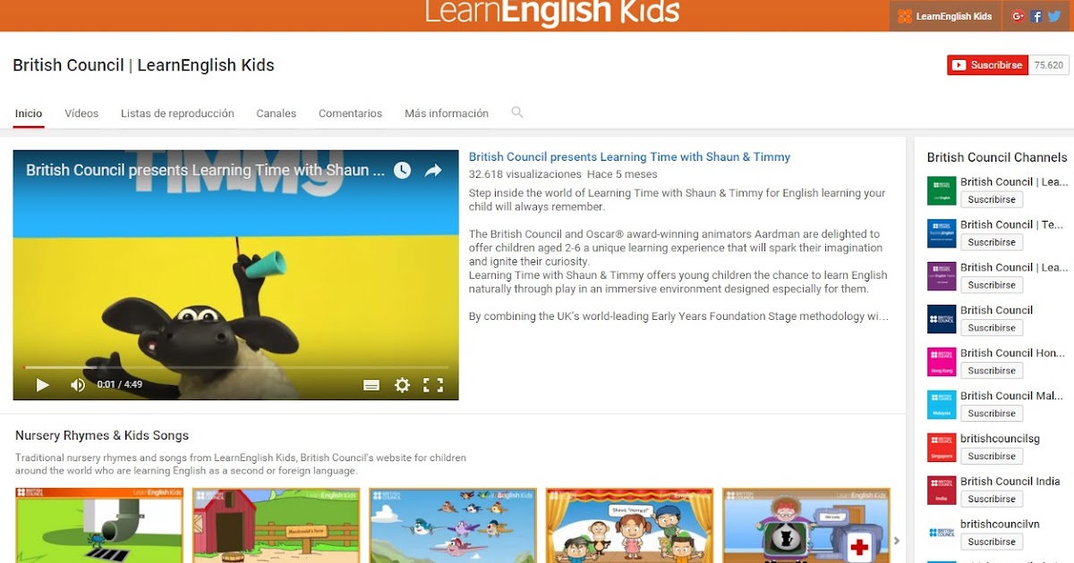 Our English Cave: British Council | LearnEnglish Kids