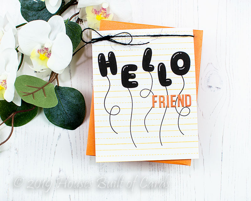 Houses Built of Cards: Balloon Letter Fun - STAMPtember Blog Party