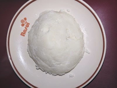 RECIPE FOR PREPARING UGALI