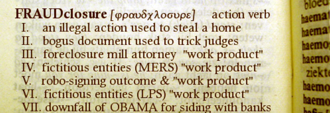 OHIO FRAUDclosure: Breaking News - Foreclosure Crisis Solved