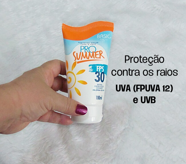 Dica do dia, Protetor Solar Pro Summer