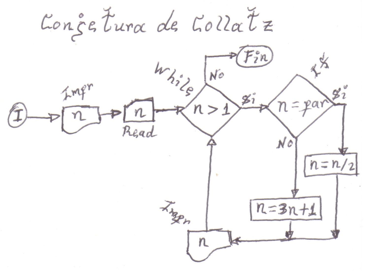 Compás Oxidado: Conjetura de Collatz