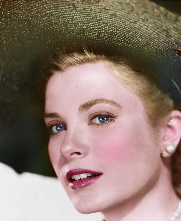 Colors for a Bygone Era: Grace Kelly (1929 - 1982), colorized from a ...