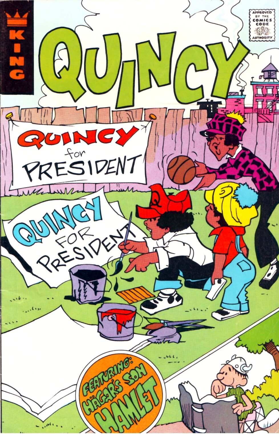 Mike Lynch Cartoons: 1977: Another QUINCY Comic Book Part One