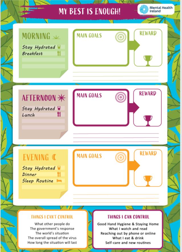 Health and Wellbeing - Routine - Sligo Community Training Centre