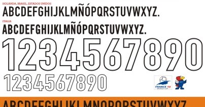 Nike World Cup 1998 Font