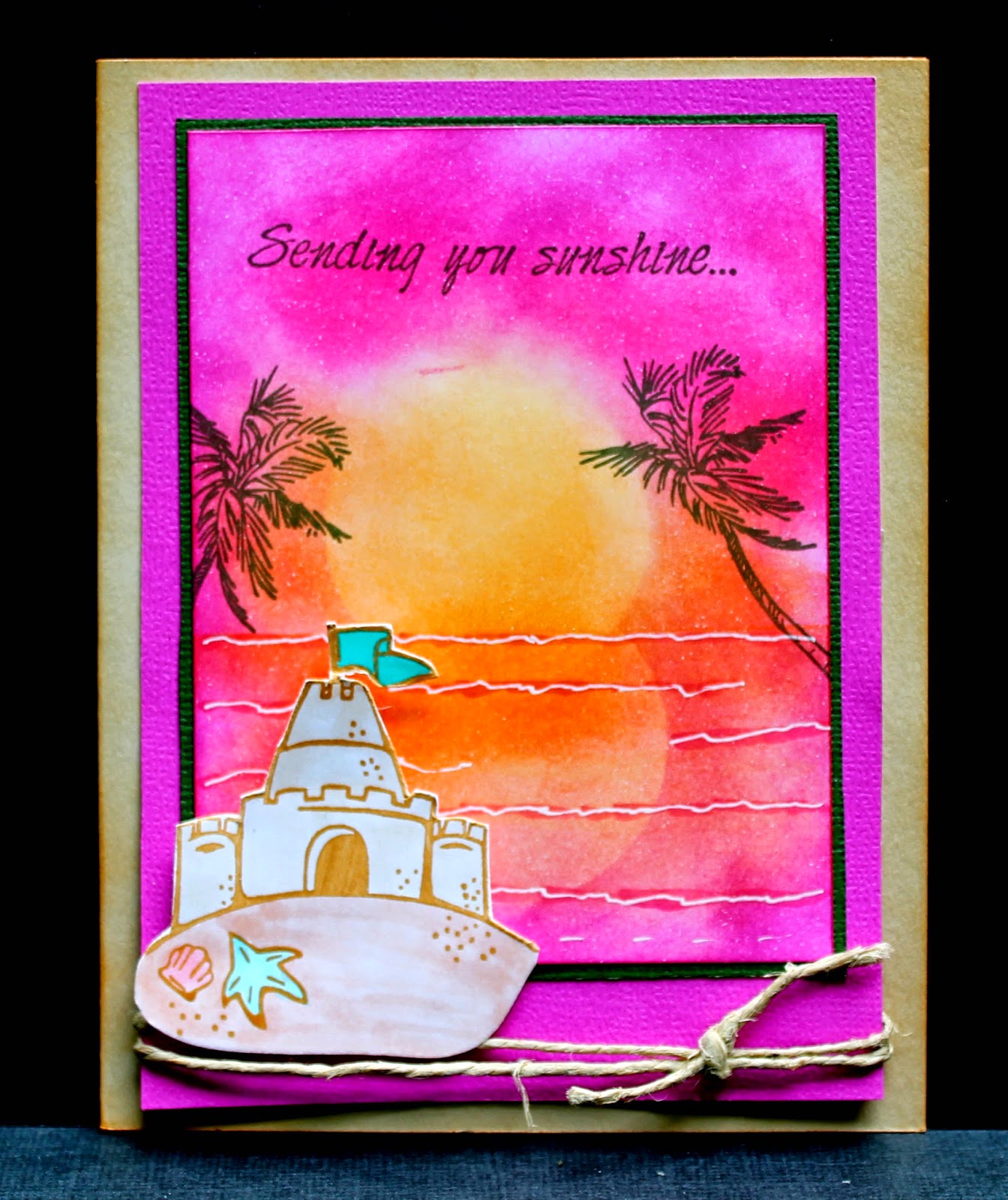 DRS Designs Rubber Stamps: Dreaming of the beach