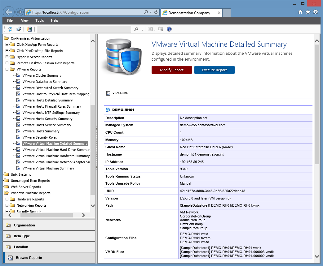 VMware Reporting Tool & Auditing Software