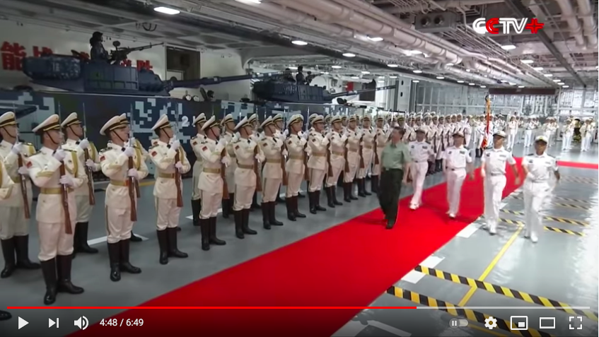 China Defense Blog: Onboarding the newly commissioned Type 075 LHD (31 ...
