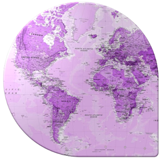 Monica Michielin Alphabets: PURPLE WORLD MAP ALPHABET LETTER PNG ...