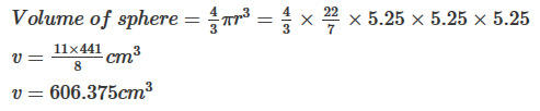R.D. Sharma Solutions Class 9th: Ch 21 Surface Area and Volume of a ...