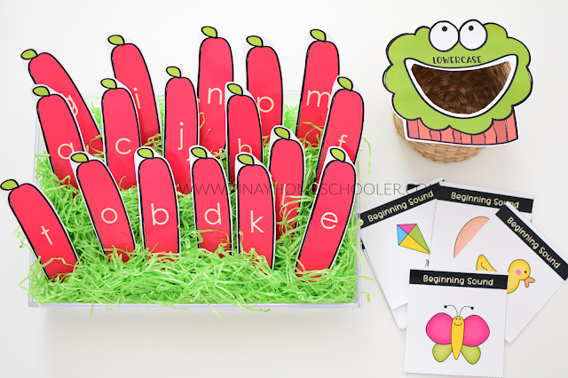 Apple Themed Preschool Math and Literacy Center | The Pinay Homeschooler