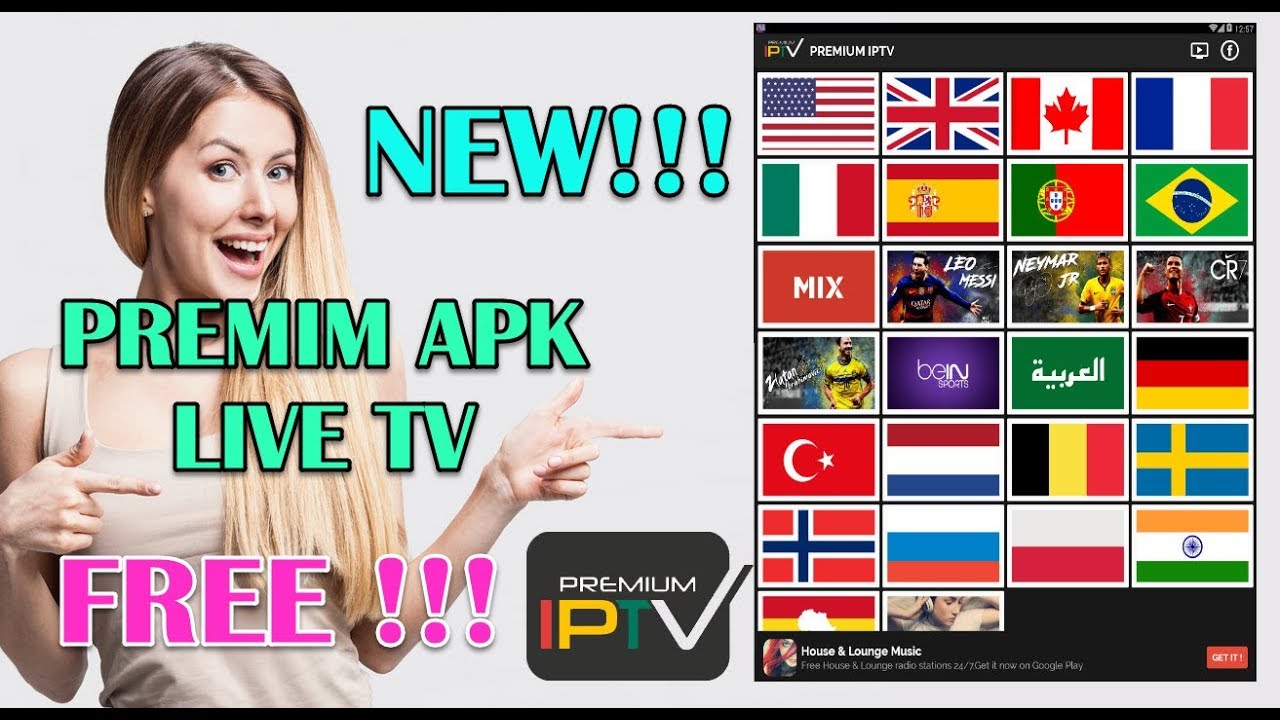 NEW !!! PREMIUM IPTV FREE APK TO WATCH OVER 600 CHANNELS ON YOUR ANDRROID - IPTV DROID