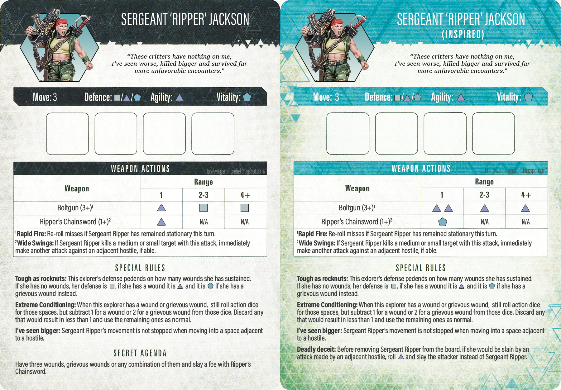 [homebrew] Blackstone Fortress - Sergeant Ripper Jackson for Blackstone ...