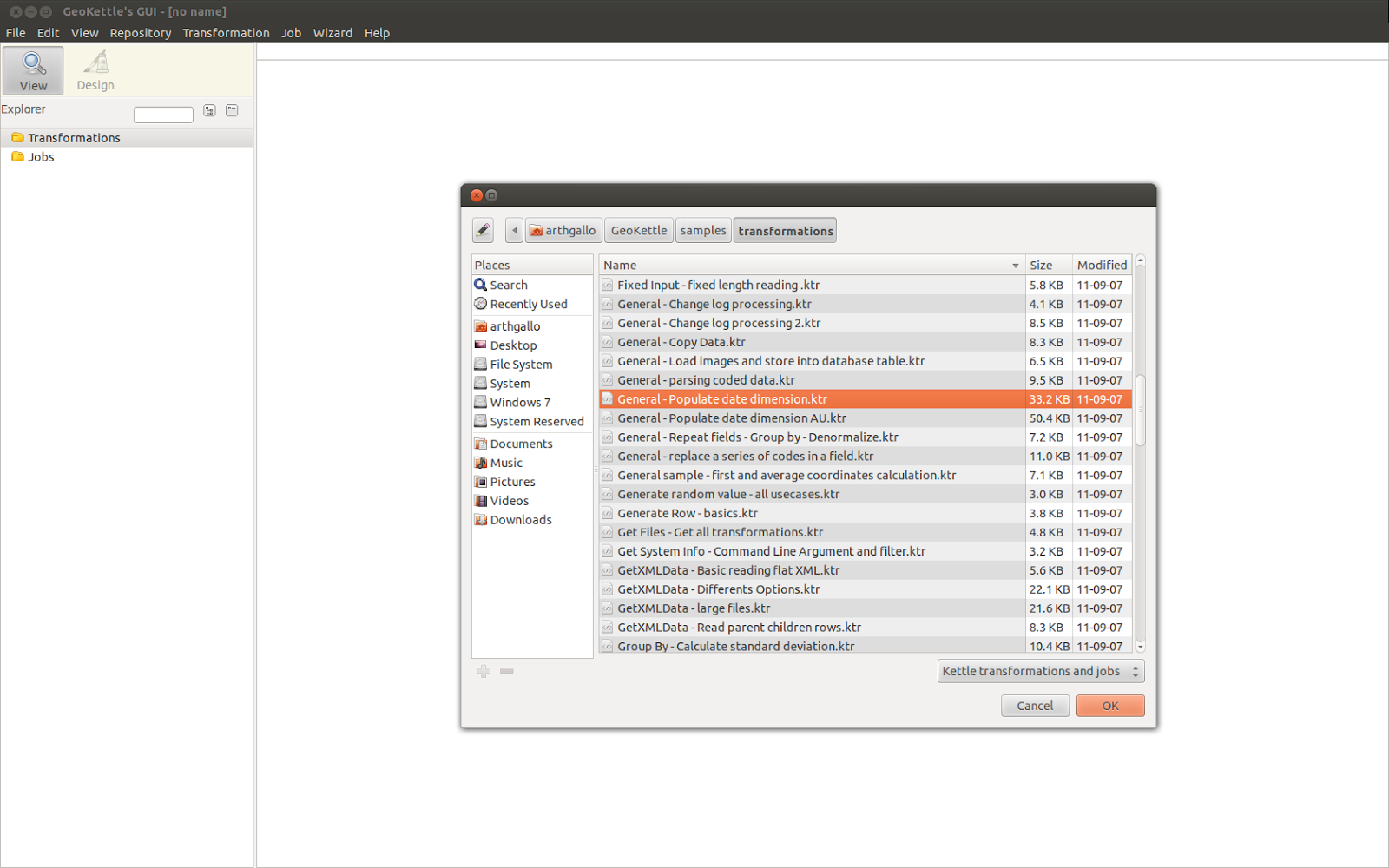 Open design and architecture: Creating the Date Dimension using Kettle Open design and architecture: Creating the Date Dimension using Kettle