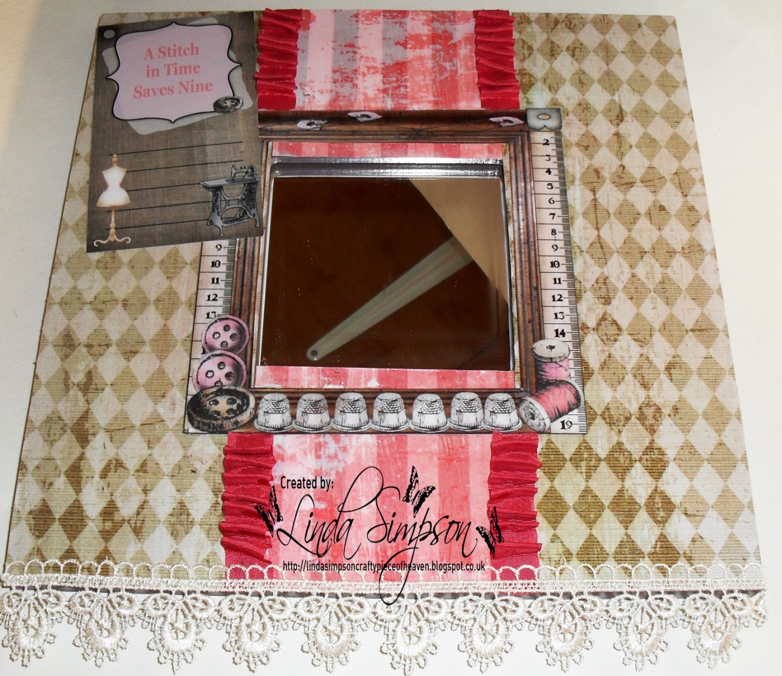 Polkadoodles Cardmaking, Craft & Scrapbooking Challenge: Altered Mirror ...