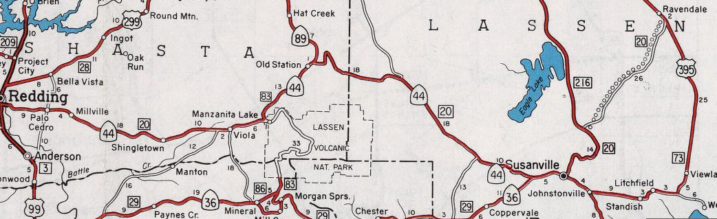 California State Route 44 and California State Route 440