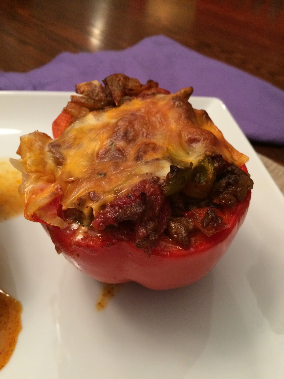 Tan Lines & Slim Waistlines : Healthy Stuffed Bell Peppers