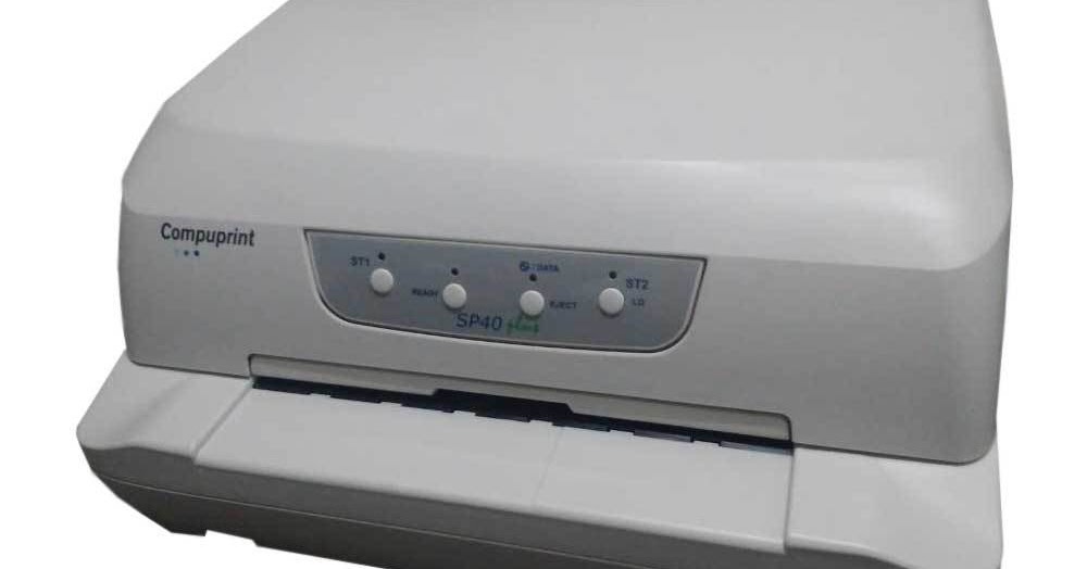 CV. RDV INDO PRINT: Cara Setting Printer Compuprint SP40 plus