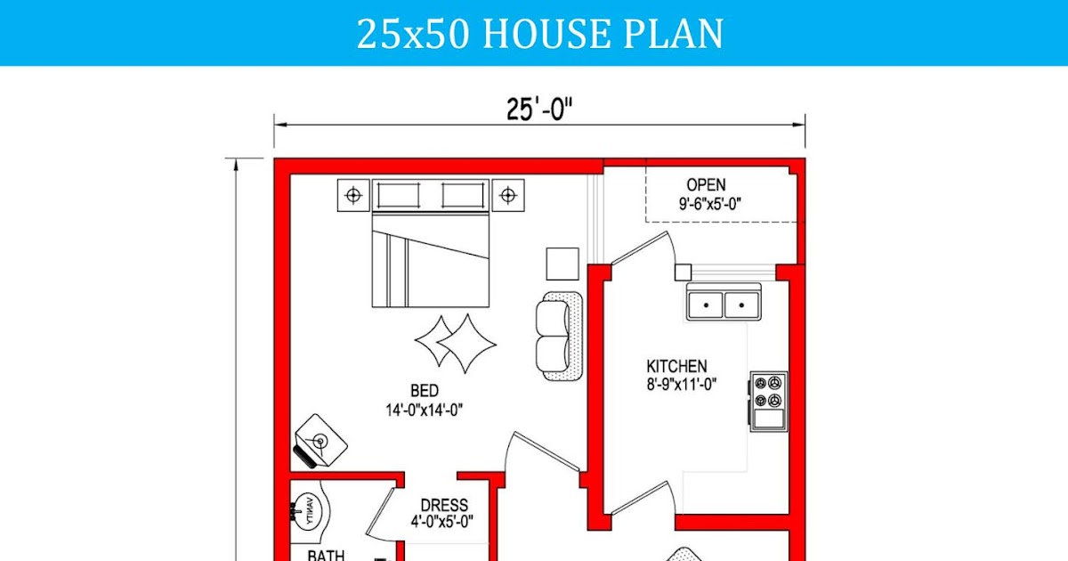 25x50 House Plan
