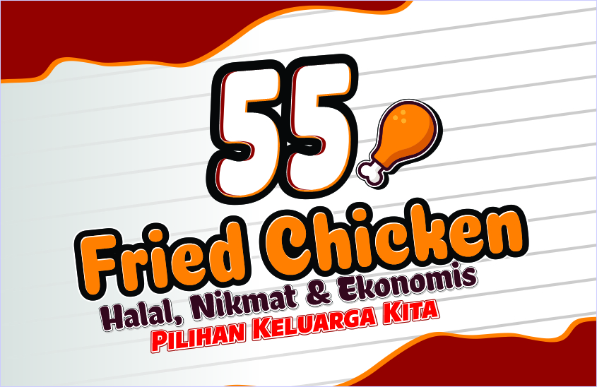 Contoh Spanduk Fried Chicken Simple Terbaru - Agen87
