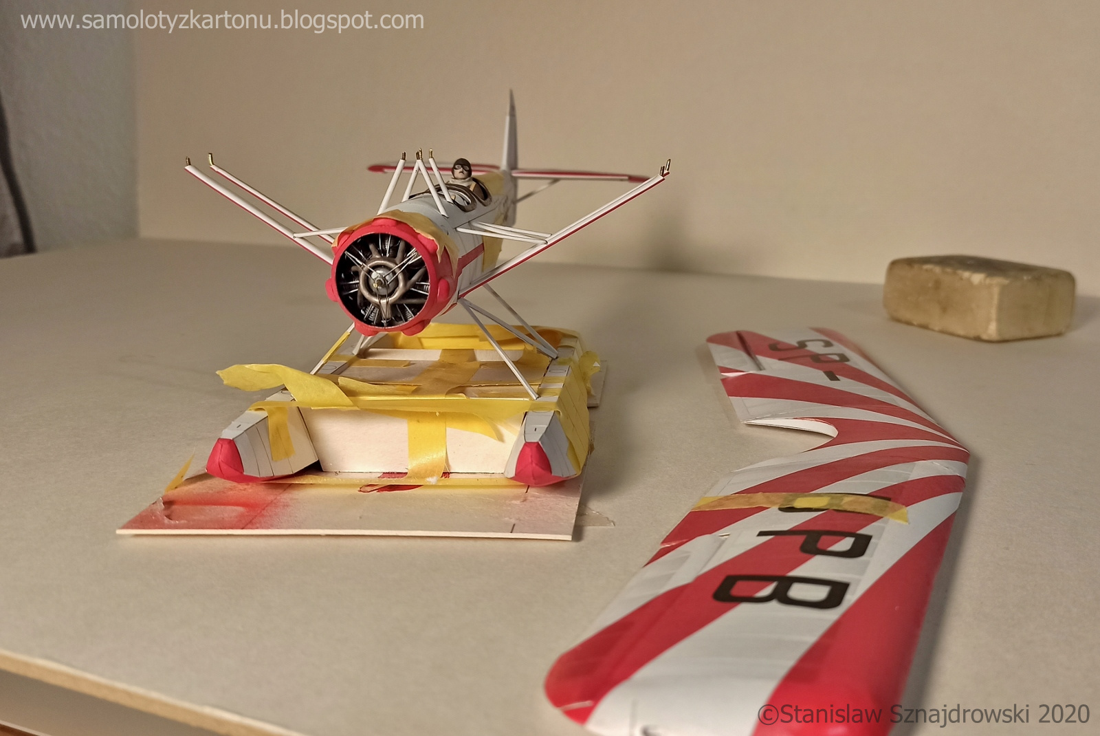 Samoloty z kartonu: Relacja/Model build - RWD 17W - Część V - ostatnia ...