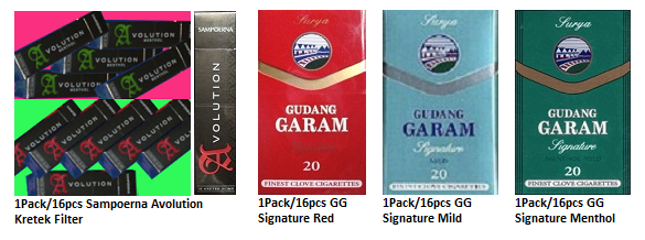 Indonesian Cloves Cigarettes: Indonesian Clove Cigarettes