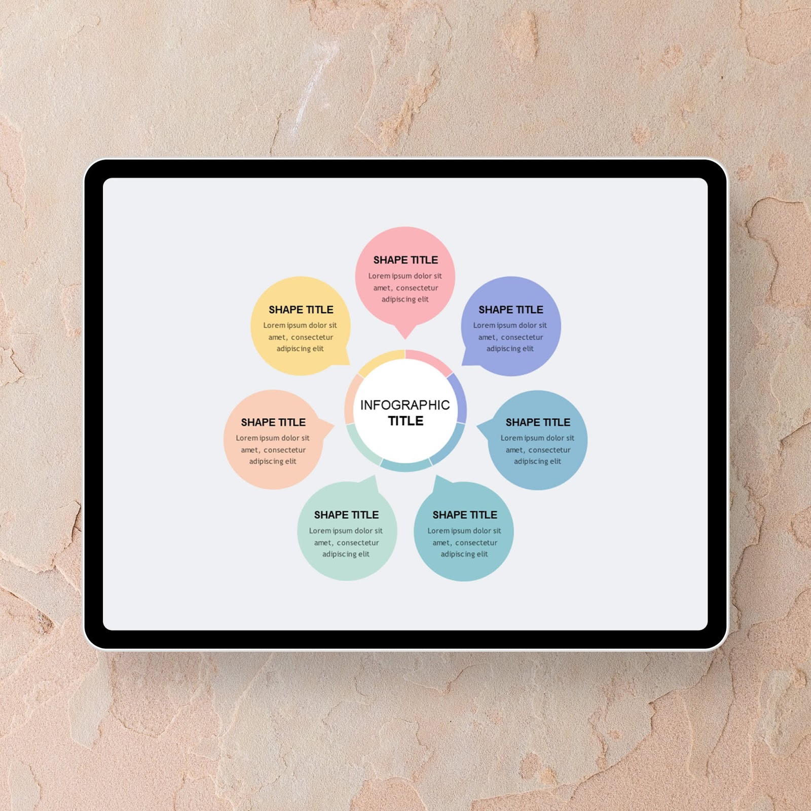 Center Comment Rotation PowerPoint Templates - PowerPoint Free