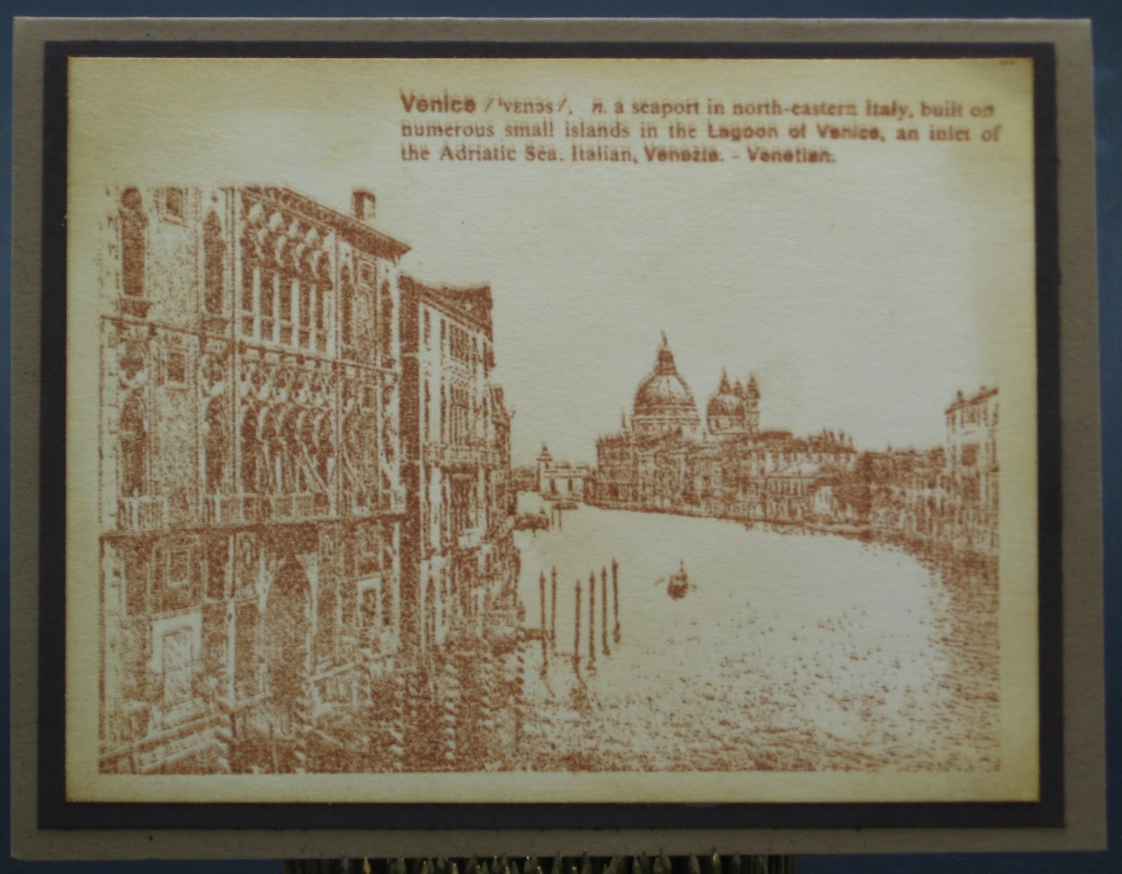 KSD Creations: Vintage Venice Card