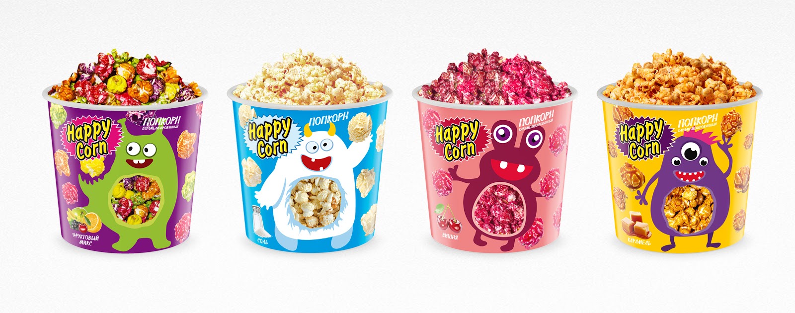 Popcorn Happy Corn – Packaging Of The World